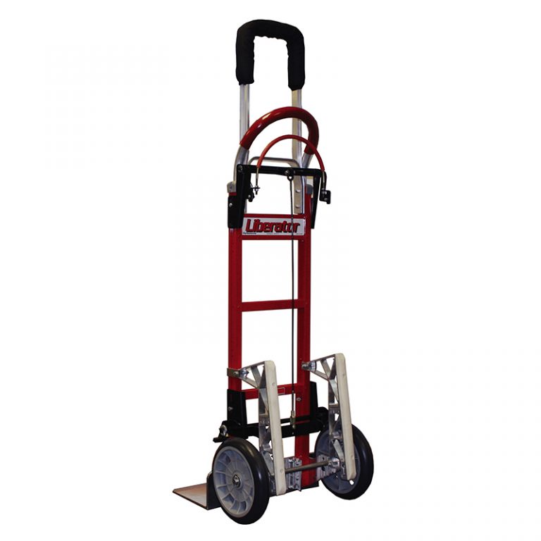 Hand Truck – Aluminum Liberator – Red Powder Coat with Tread Brake | MW ...